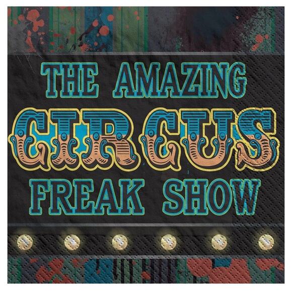 Amscan | Party Supplies | 20 Count Creepy Carnival The Amazing Circus ...
